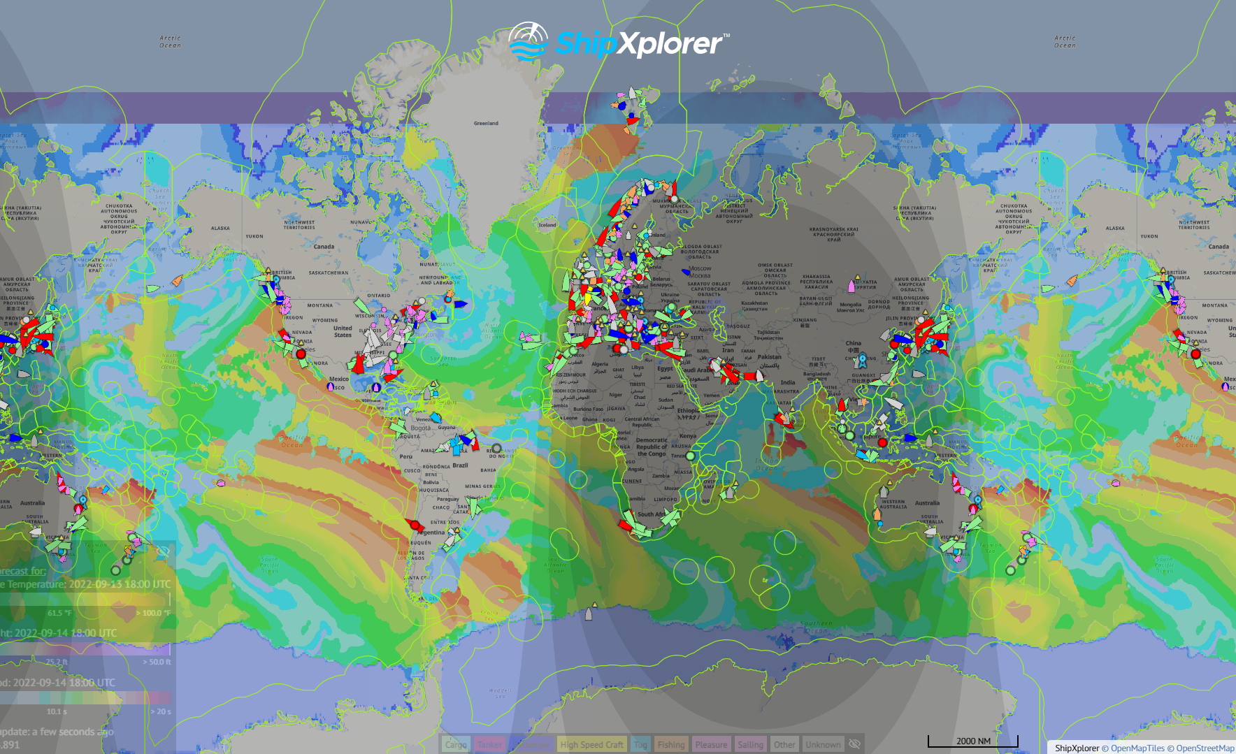 Weather Layers: Wave & Sea Surface Temperature - ShipXplorer.com Blog